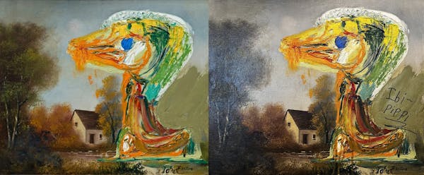 Ibi-Pippi malede på Asger Jorn-værk: “Jeg har videreudviklet hans værk ...